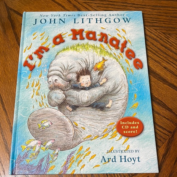 Simon and Schuster Books | Other | Im A Manatee Book By John Lithgow Cd ...
